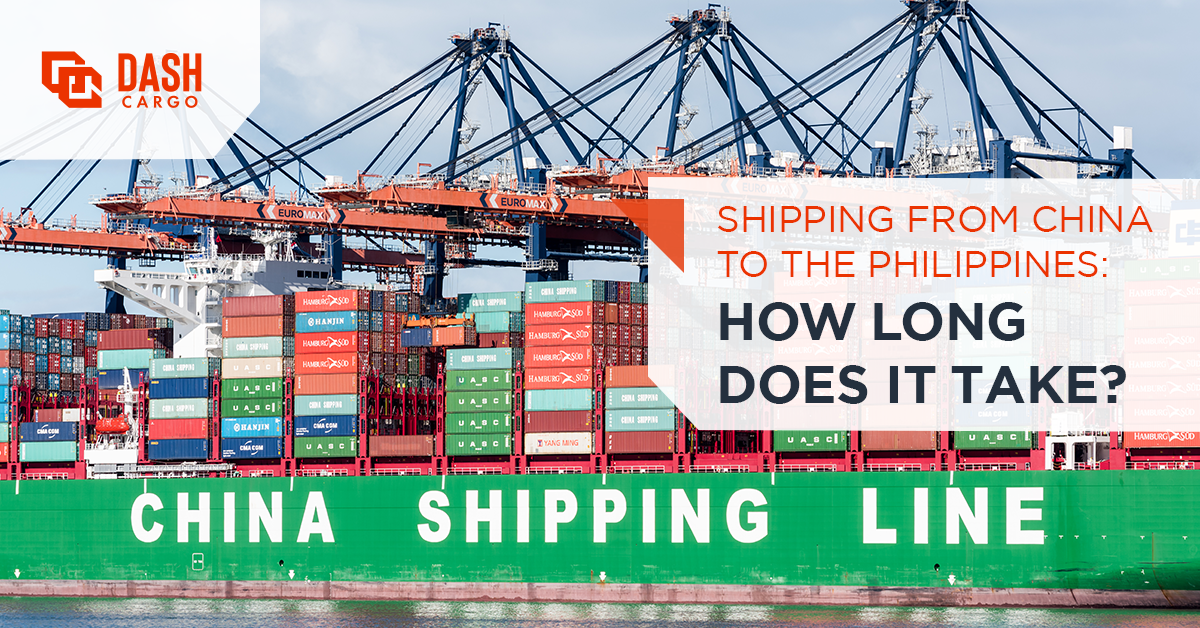 Shipping from China to Philippines: How Long Does it Take?